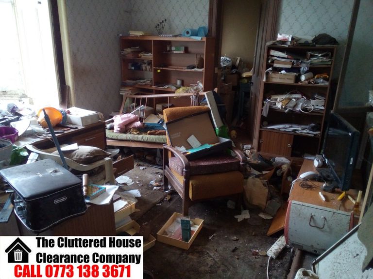 Hoarded Mansion House Clearance Before And After Photographs | 5 Stars